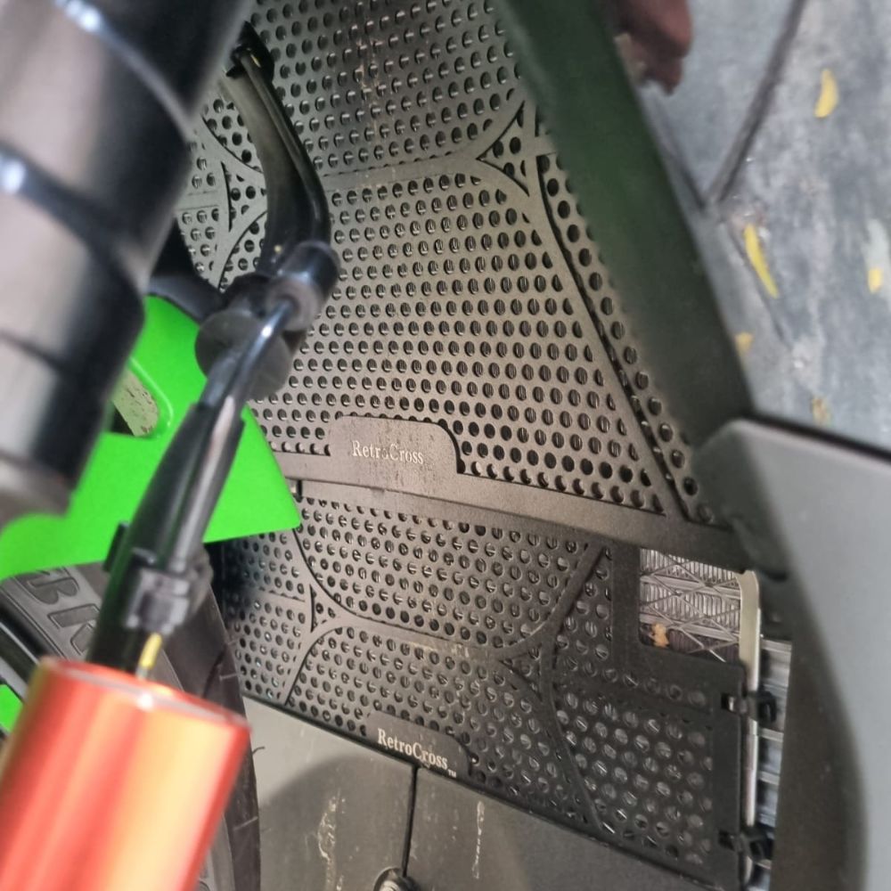 High-Quality Kawasaki Ninja 300 Radiator Guard - Retrocross India